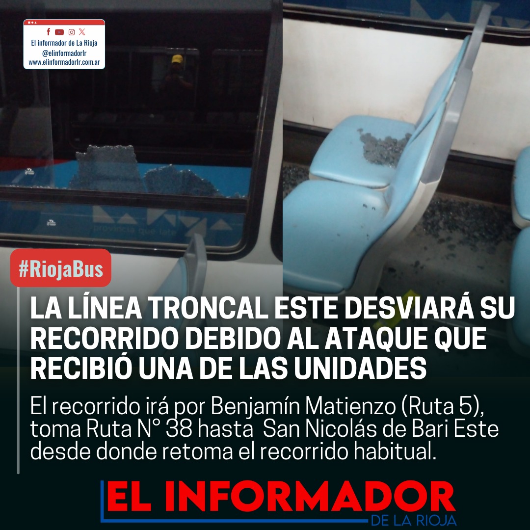 LA LÍNEA TRONCAL ESTE DESVIARÁ SU RECORRIDO DEBIDO AL ATAQUE QUE ...