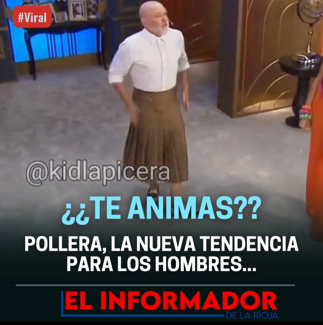 ¿TE ANIMÁS? POLLERA, LA NUEVA TENDENCIA PARA LOS HOMBRES - El ...