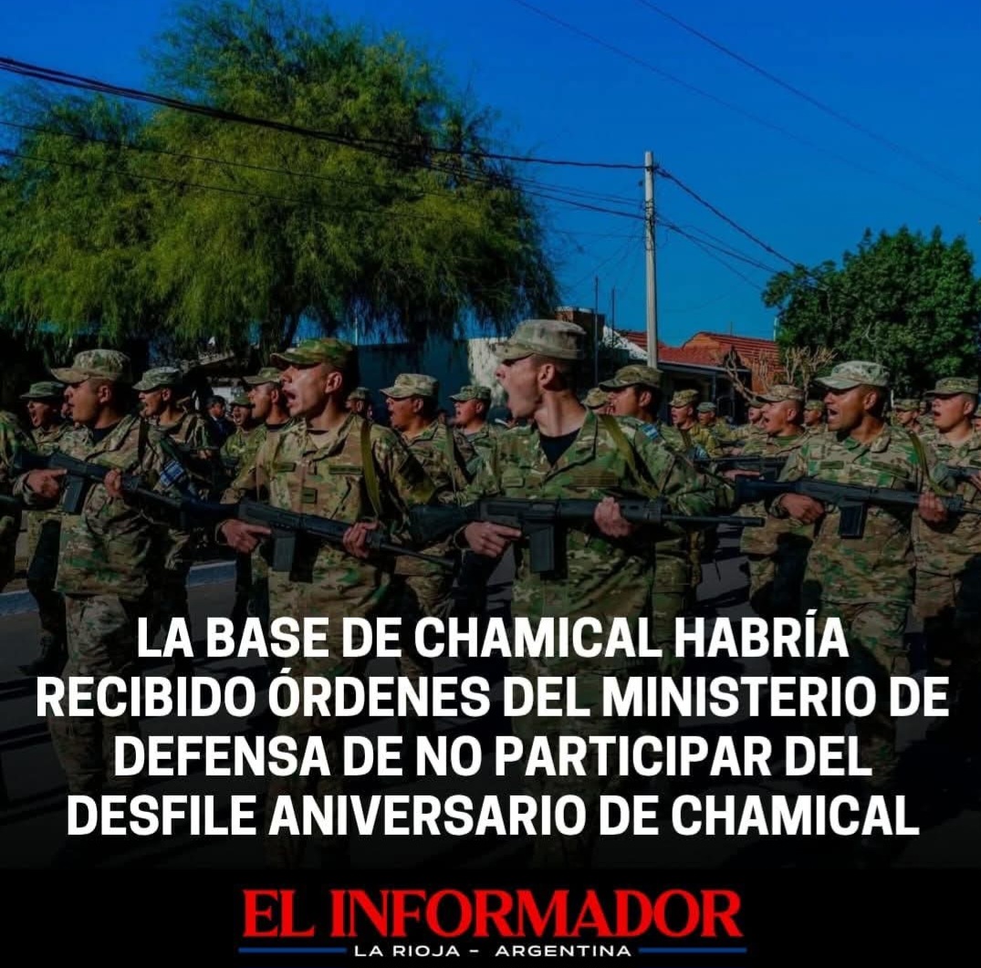 La base de Chamical habría recibido órdenes del Ministerio de Defensa ...